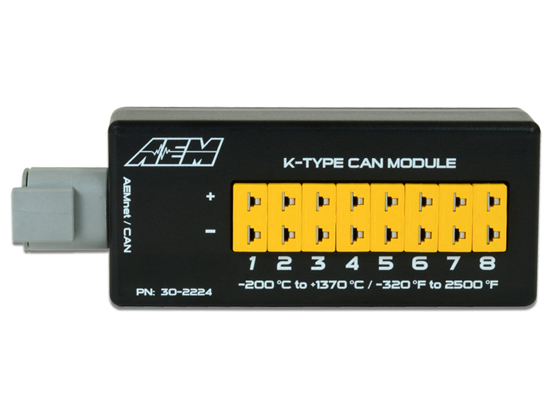 AEM 8 Channel K-Type EGT CAN Module – Tuner Tools