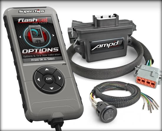 Flashcal for GM + Amp'd Throttle Booster Kit 2.0 with Power Switch 254 ...